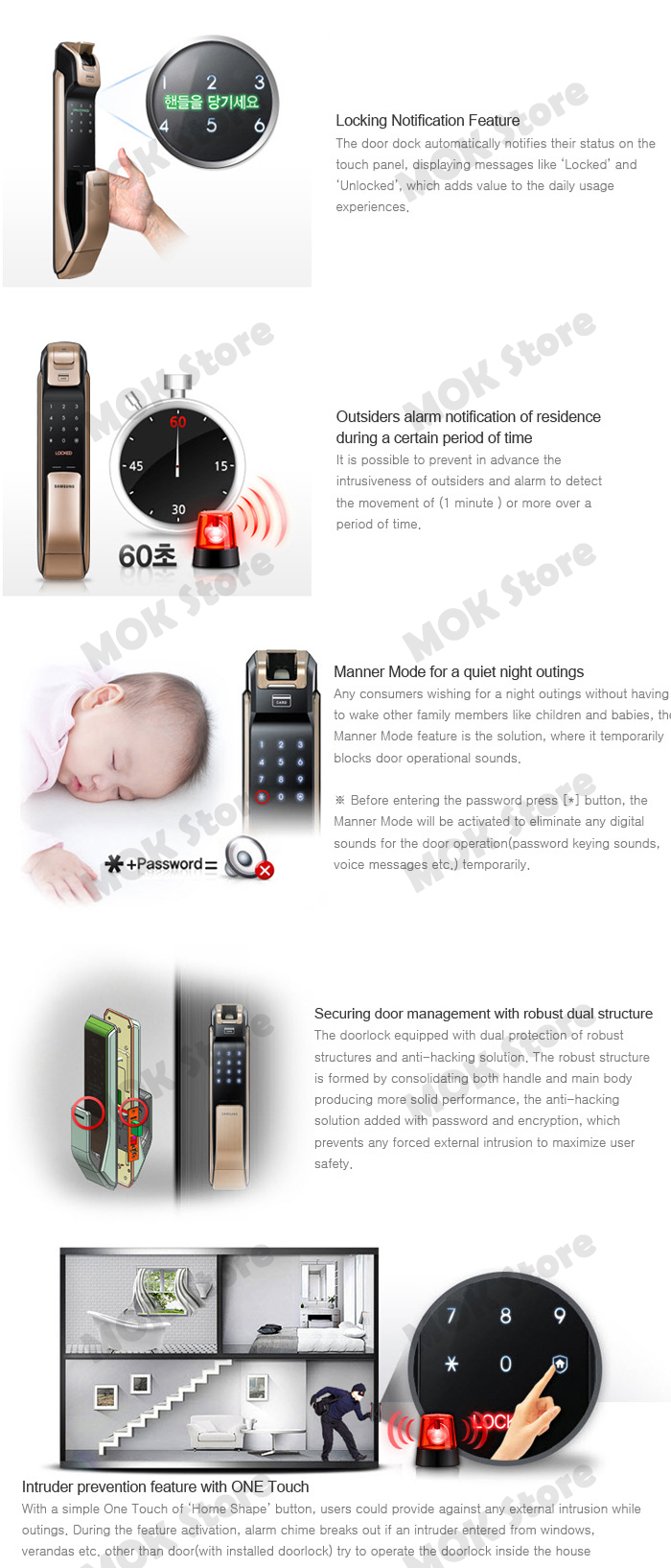 SAMSUNG SHP-DP920 Keyless BlueTooth Fingerprint PUSH PULL Digital Door Lock 660960100686 | eBay